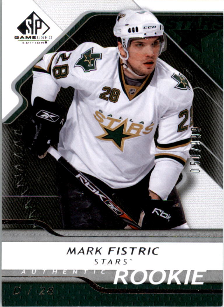 2008-09 SP Game Used #141 Mark Fistric RC Rookie Card /999 - NM-MT | eBay