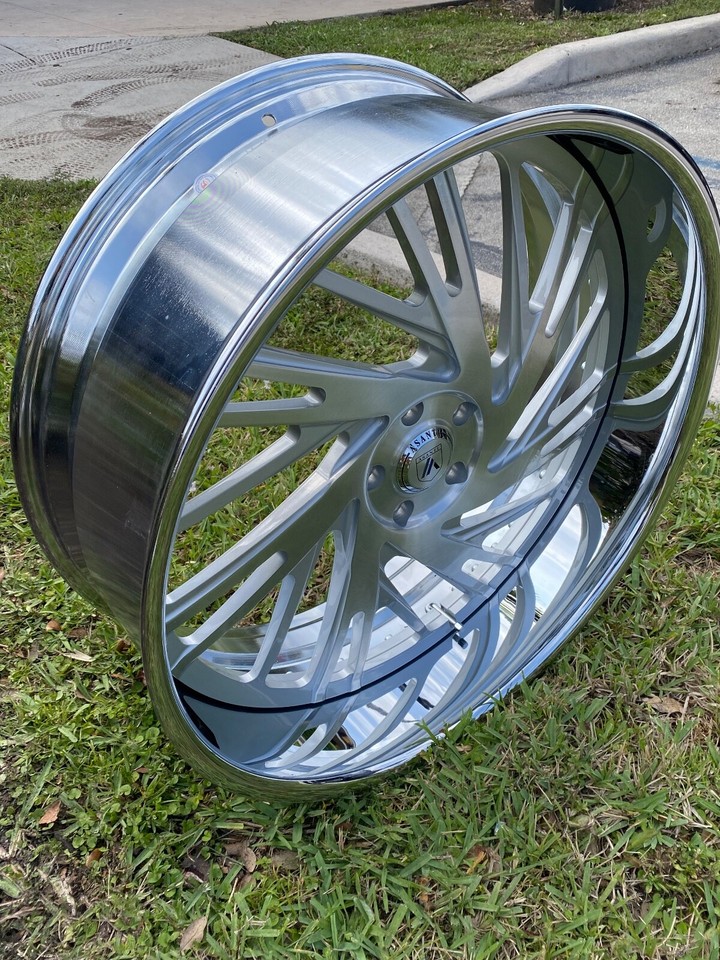 26x10 26x9 Staggered Asanti AF868 Multi Spoke Forged Wheels 5x127 ...