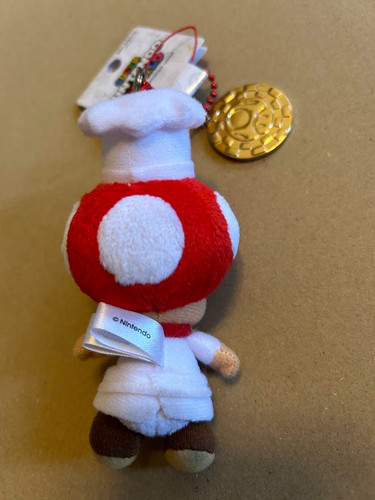USJ Exclusive Chef Toad Mascot Plush keychain Super Nintendo World JP ...