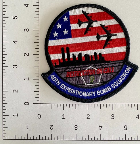 40th Expeditionary Bomb Squadron Patch USAF B-52 Barksdale AFB Air Force Base | eBay