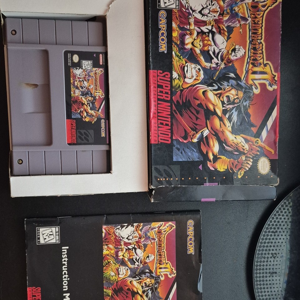 Capcom Breath of Fire II Super Nintendo SNES, Role Playing, 1995 ...