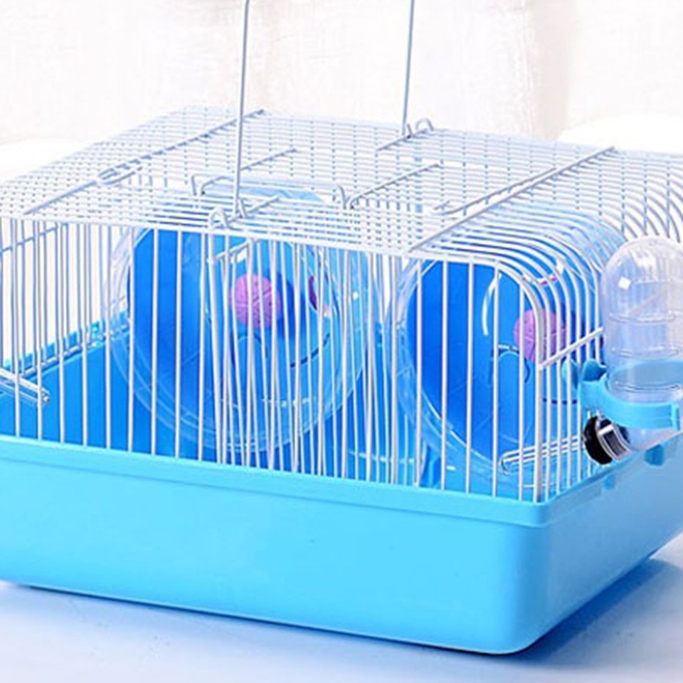 Small Animal Carrier Cage Hamster Litter Box Pet Rat Fighting Isolation ...