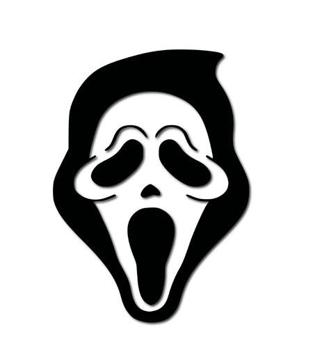 Scream Mask Vinyl Decal, Bumper, Window Decal Sticker | eBay