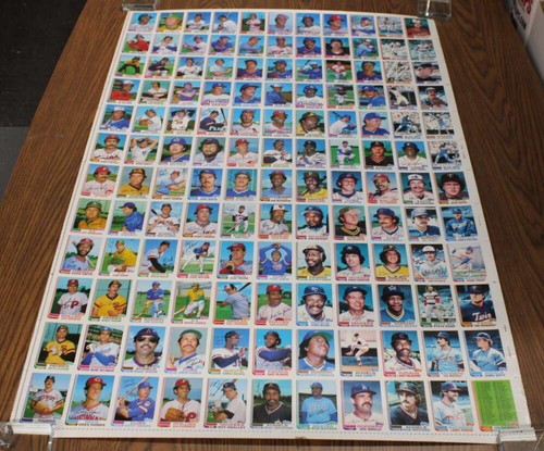 1982 Topps Traded Baseball Uncut Complete Set Sheet Cal Ripken Jr. RC ...