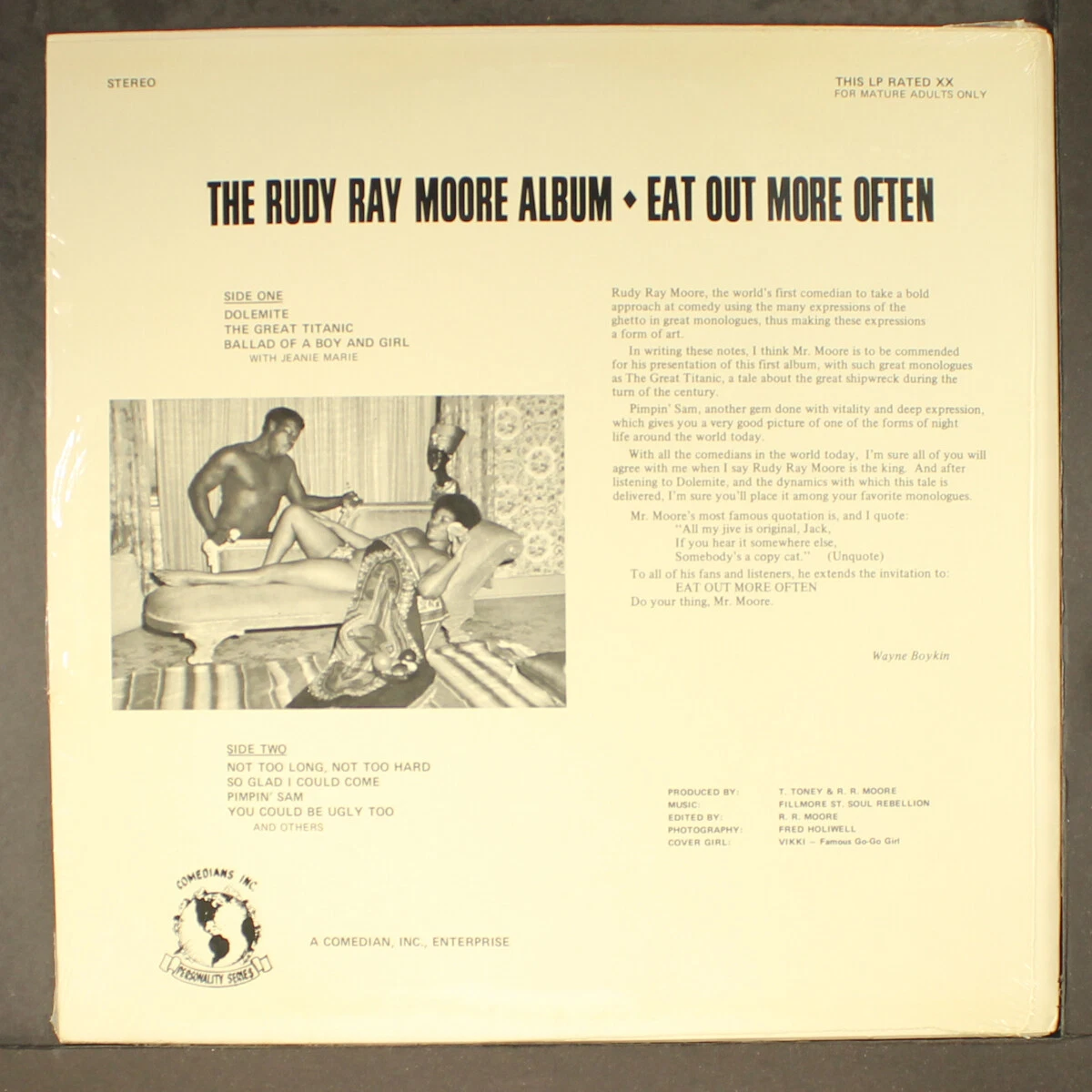 Rudy Ray Moore Eat Out More Often