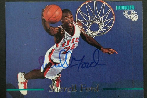 Sherell Ford UIC Sonics Signed Autographed 1995 Classic Rookie Edition ...