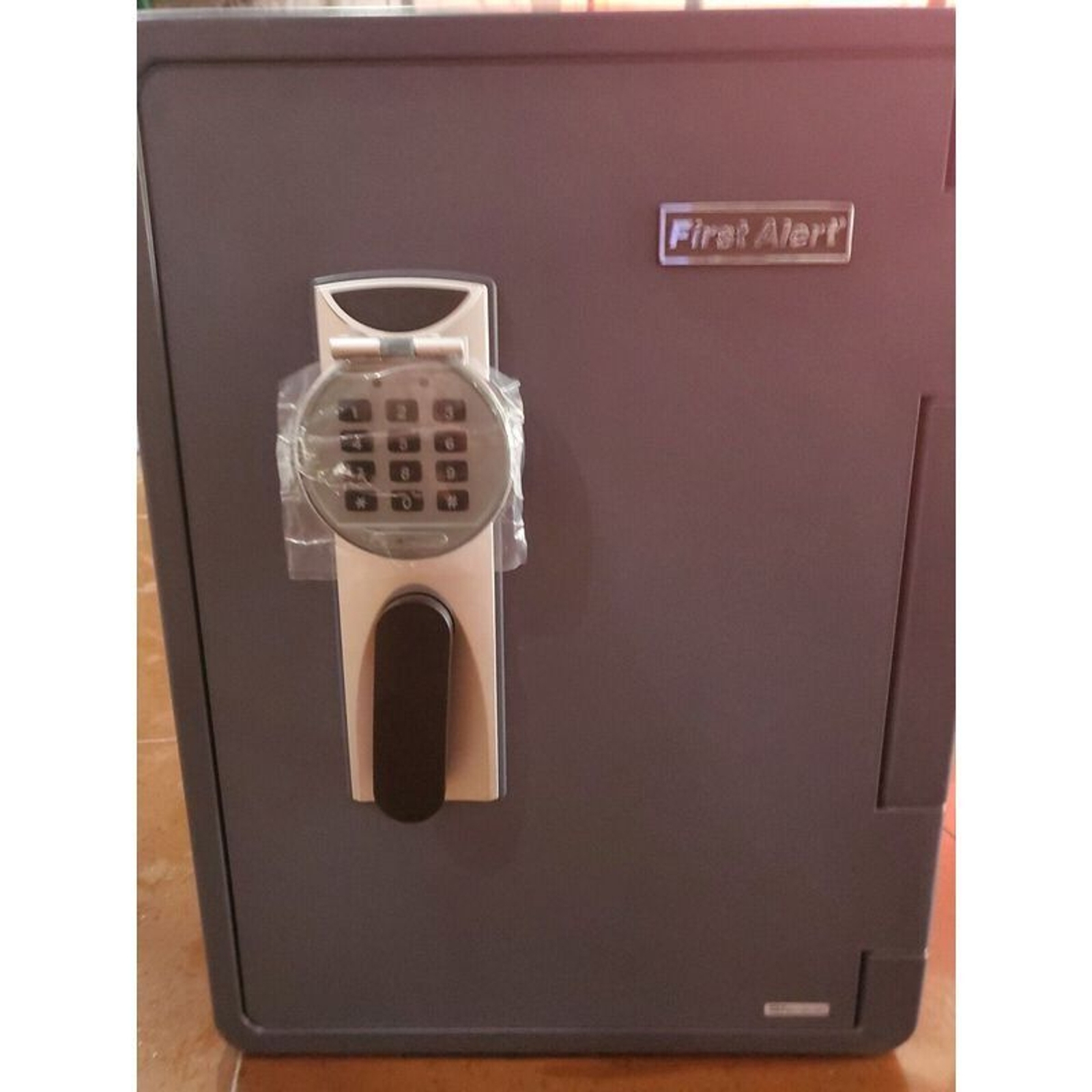 First Alert 2.14 Cubic Foot Water Fire and Theft Digital Bolt-Down Safe ...