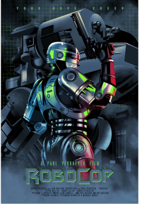 Robocop OmniCorp Dick Jones Murphy Foil Variant Poster Screen Print ...