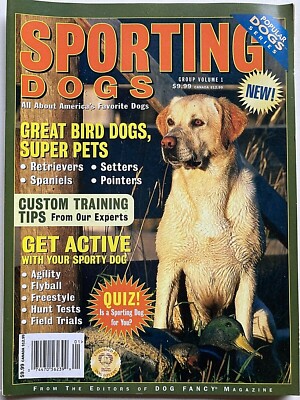 SPORTING DOGS Popular Dog Series Book From Dog Fancy Magazine 130 Pgs ...