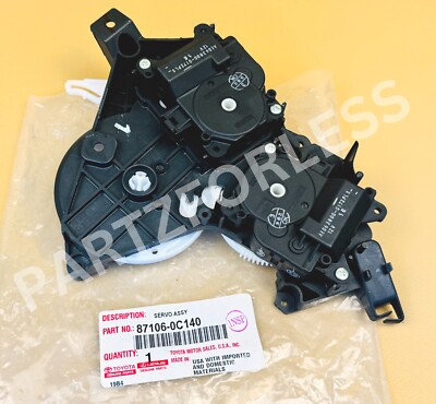 87106-0C140 TOYOTA Tundra 07-21 Sequoia 08-21 OEM Heater & A/C Damper ...