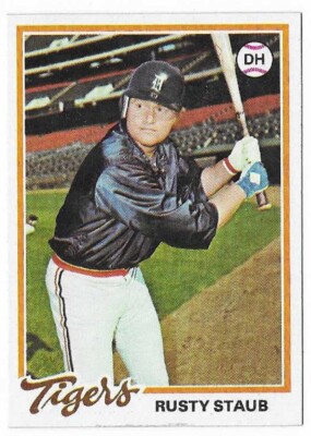 RUSTY STAUB 1978 Topps Baseball # 370 Detroit Tigers NM - MT | eBay