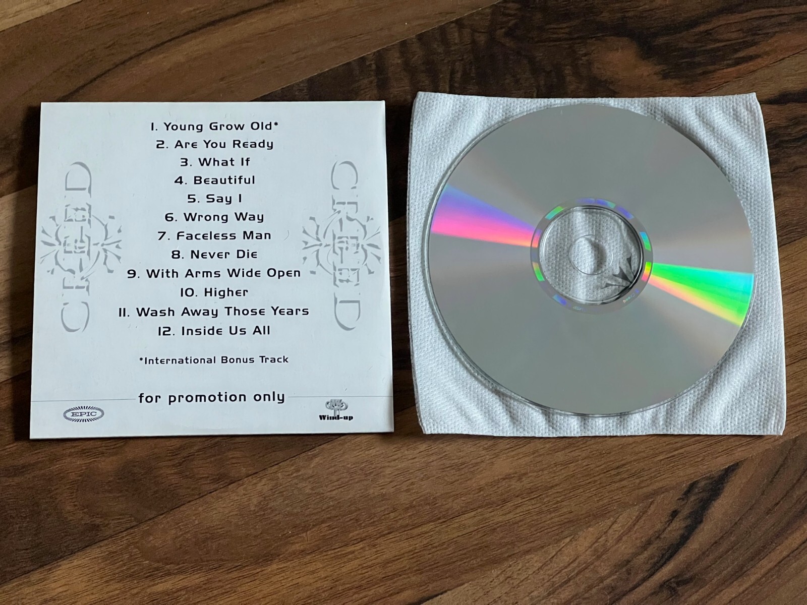 CREED Human Clay RARE 1999 GERMANY promo collectors CD album with bonus ...