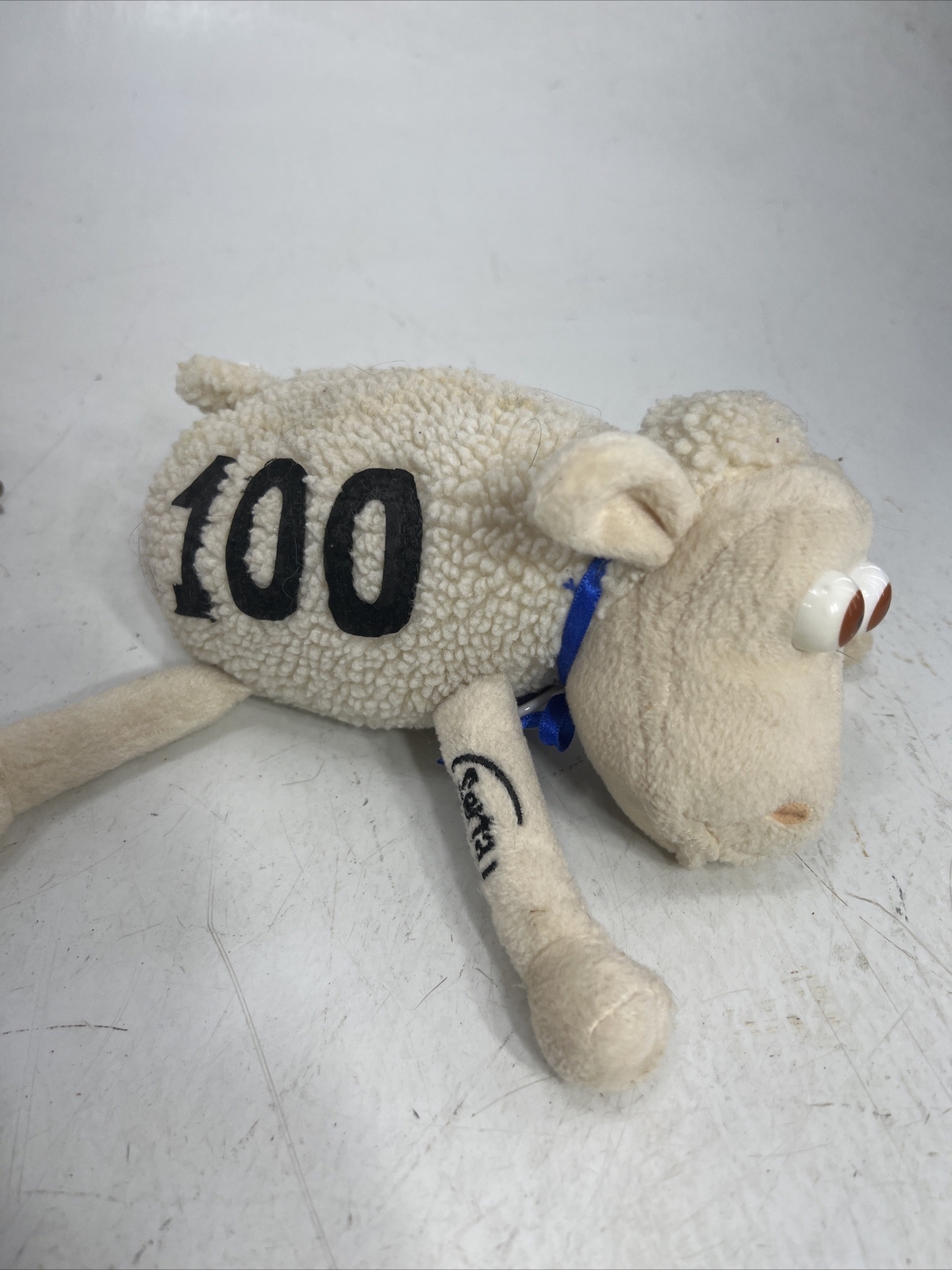 Serta Sheep Plush #100 Advertising Collectible Brown Eyes "Out of Work ...