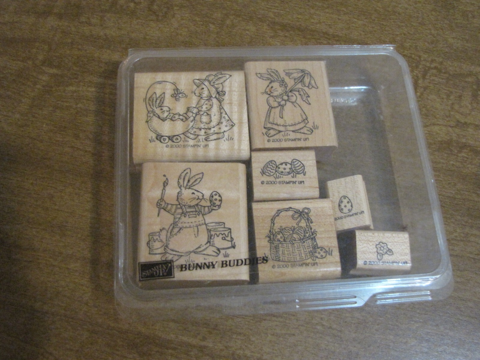 STAMPIN UP BUNNY BUDDIES RUBBER STAMP SET MISSING BUTTERFLY STAMP | eBay