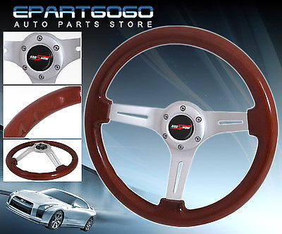 350mm Grip Control Silver Aluminum Steering Wheel Jdm Godsnow Mark ...