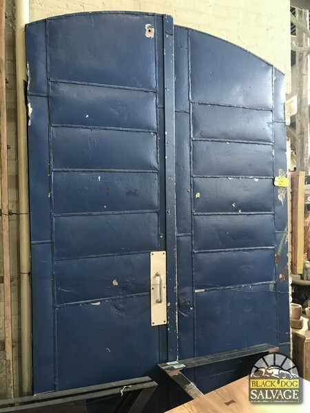 Industrial Steel Fire Doors, Pair, 8.5 Feet Tall, NC Cotton Mill ...