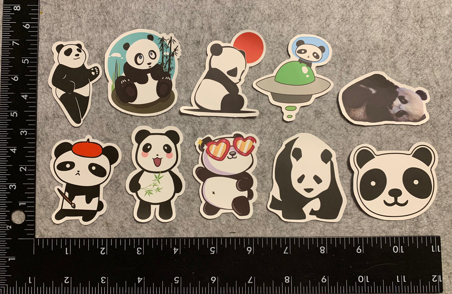 Lot of 10 Assorted Panda Bear Stickers | eBay