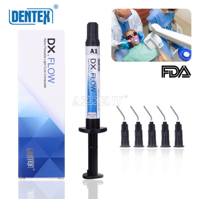 Dental DENTEX Flowable Medium Flow Light Cure Composite Shade A1 DX Flow | eBay