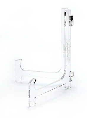 Small Plate Stand : CLEAR Modern Display 10-15cm, 3-6" : Photo, Card ...