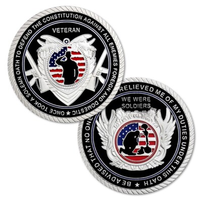 U.S. Military Veteran WE WERE SOLDIERS Challenge Coin Seller is a ...