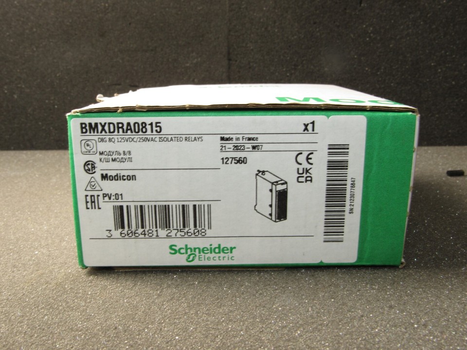 SCHNEIDER ELECTRIC BMXDRA0815 discrete module X80 - 8 NO Type A 125 V ...