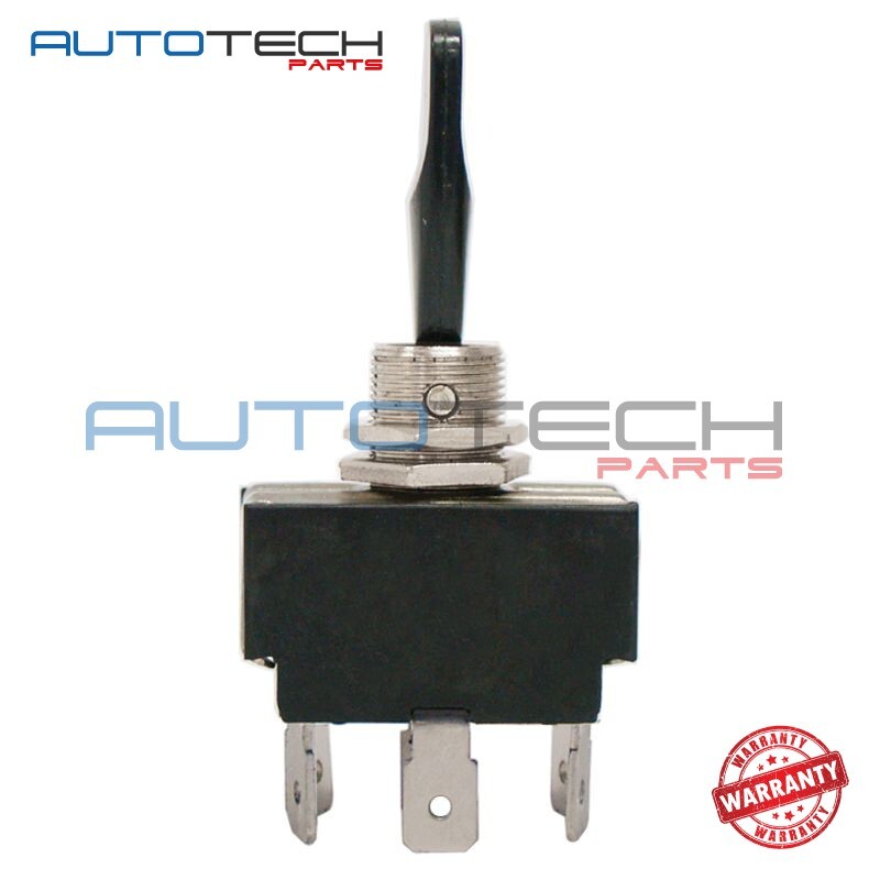 SWITCH TOGGLE 20AMP @ 12V 3 POSITION ON, OFF, ON DPDT SILVER CONTACTS 6 ...