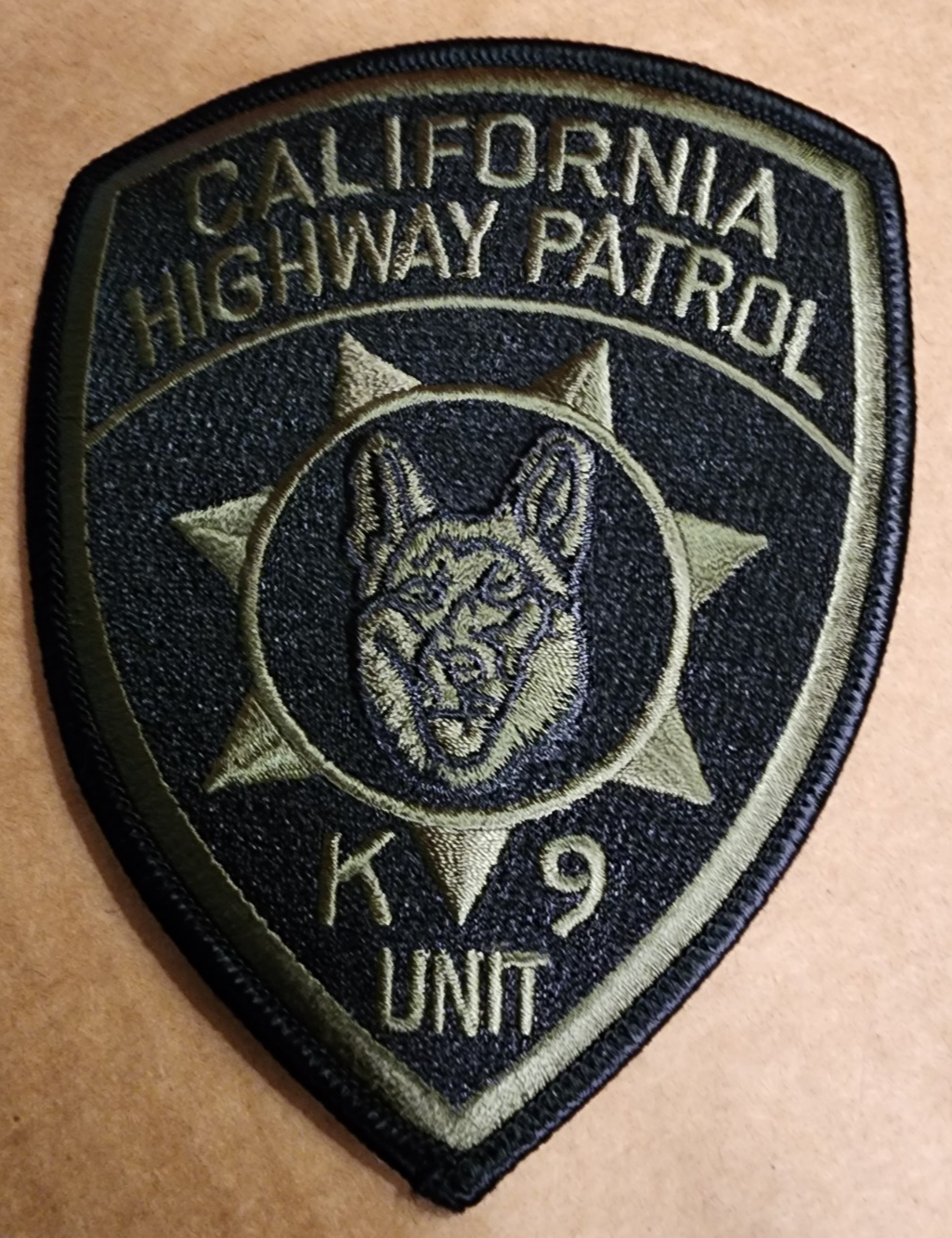 CA California Highway Patrol K9 Unit Police Patch | eBay