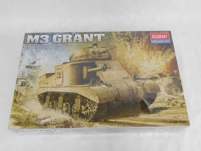 1/35 Academy WWII US Army Tank M3 GRANT Plastic Scale Model Kit NEW ...