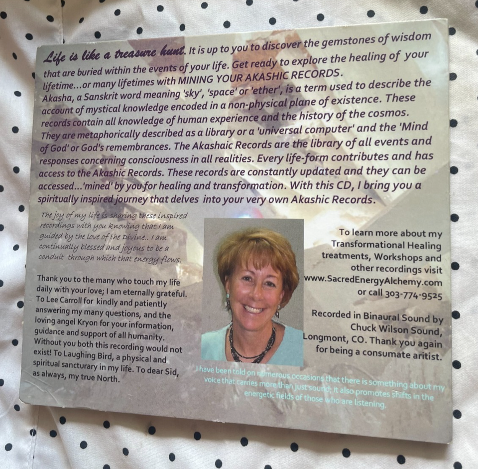 AMBER WOLF CD - MINING YOUR AKASHIC RECORDS | eBay Australia