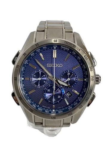 SEIKO Quartz Wristwatch Analog Stainless BLU 8B92 0AB0 | eBay