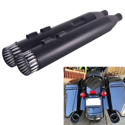 1995-2016 Harley Davidson SHARKROAD 4.0 Super Loud Slip On Mufflers For ...
