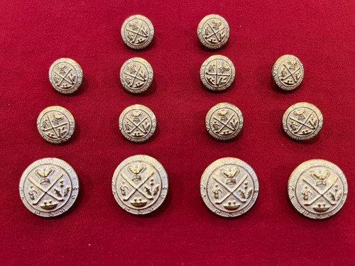 ROYAL BLACKHEATH GOLF CLUB LONDON Gold White Enamel Metal Blazer 14 ...