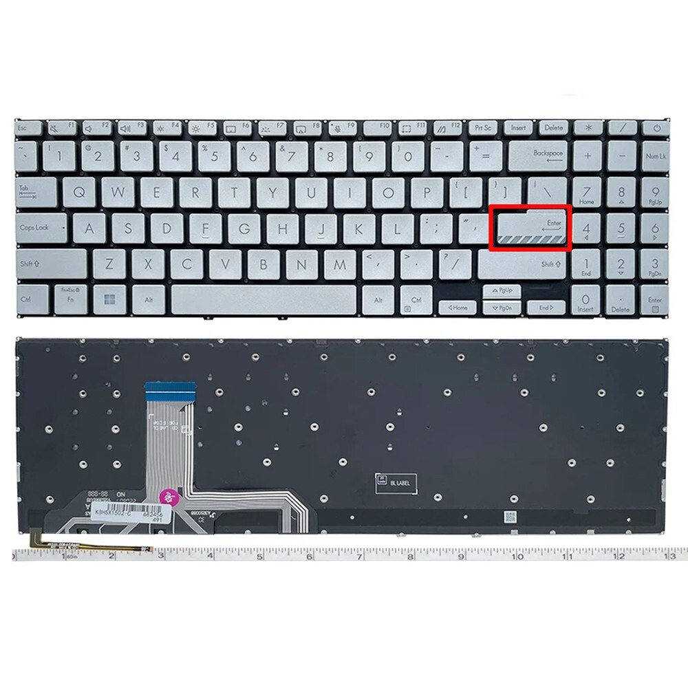 US Backlit Keyboard For Asus Vivobook 15 X1502 X1502ZA M1502 X1503 ...