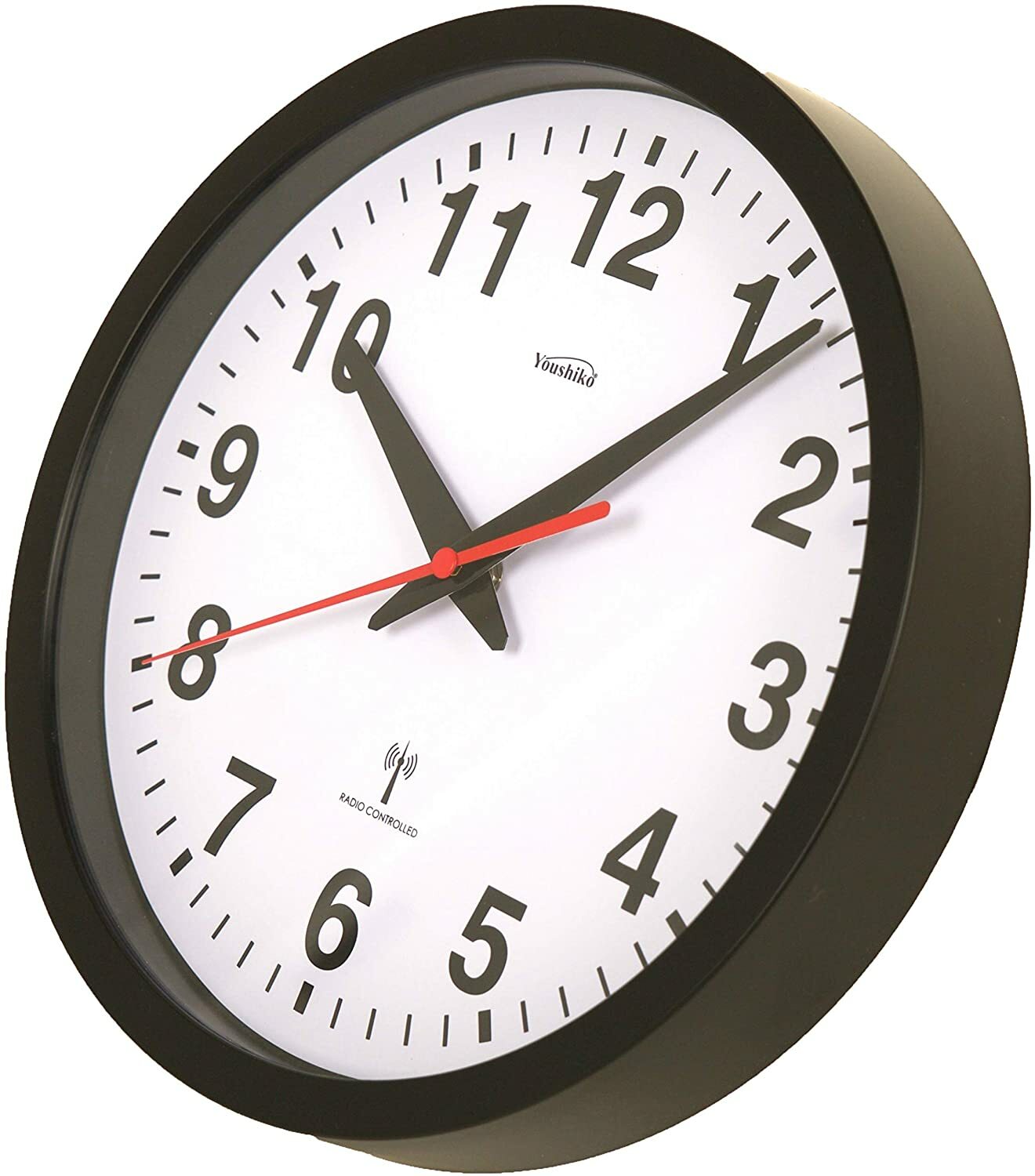 Radio Control Wall Clock Official UK & Ireland Version 25cm / 10-Inch ...
