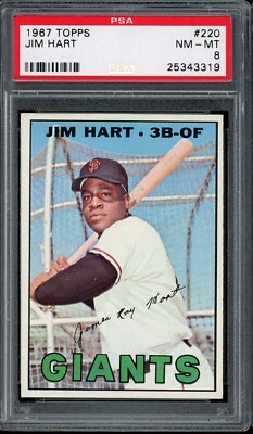 1967 Topps Baseball #220 Jim Hart PSA 8 | eBay