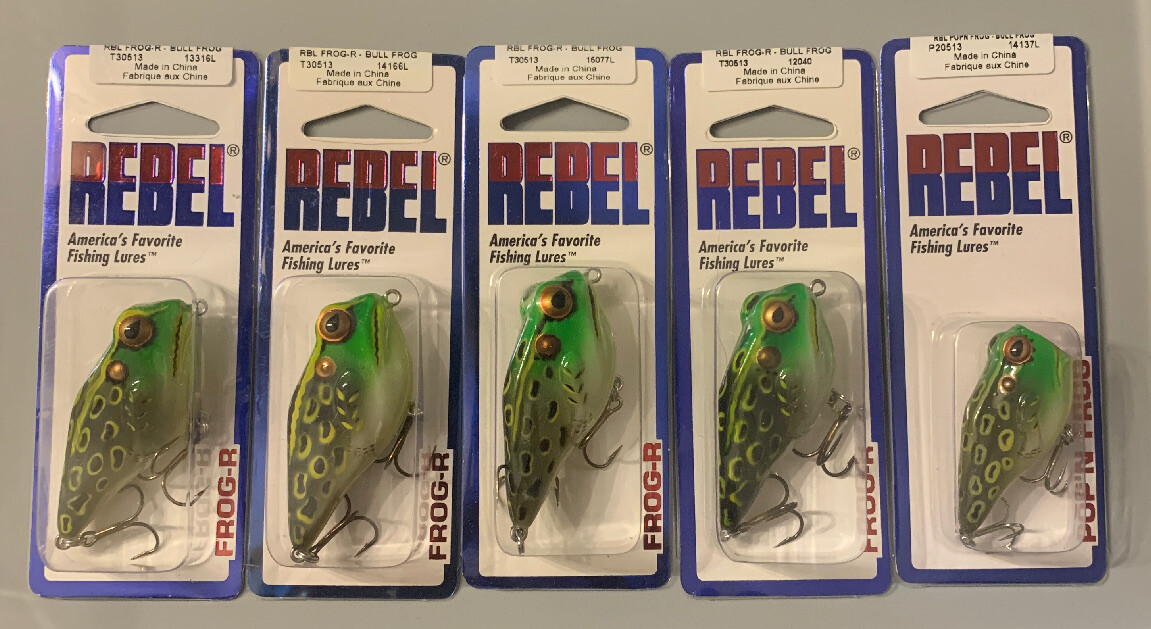 Lot Of 5 Rebel Frog-R Bull Frog | eBay