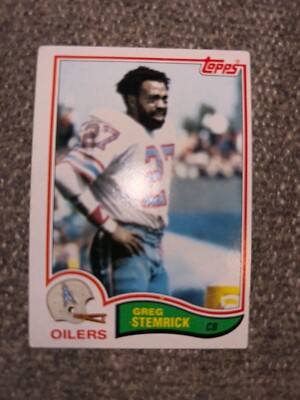 1982 Topps Football Card #106 Greg Stemrick | eBay