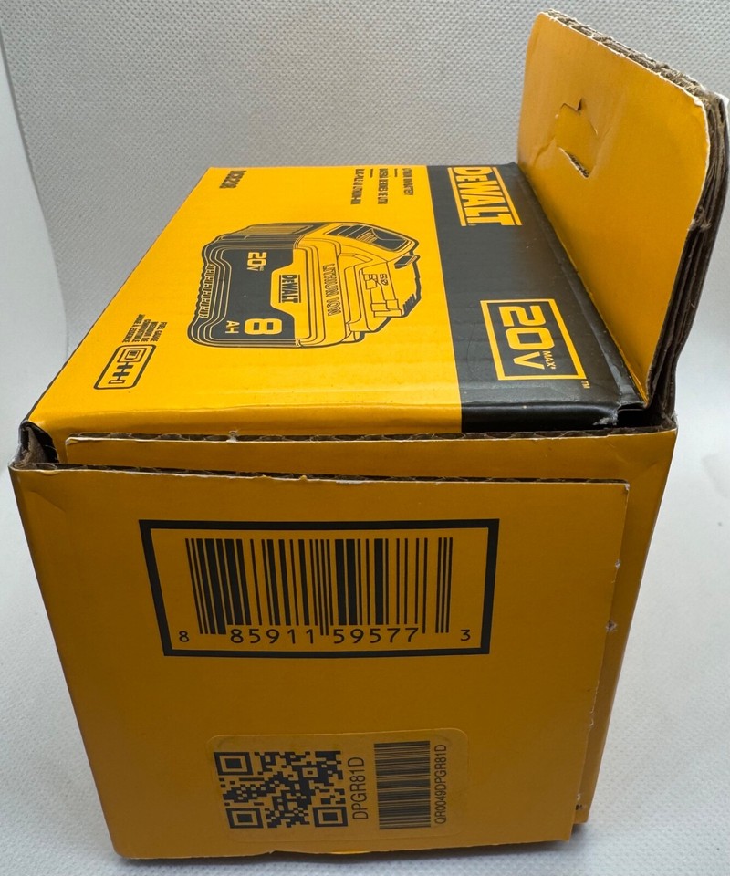 OEM Genuine DeWalt DCB208 20V MAX 8Ah Lithium Ion Battery - NEW SEALED ...