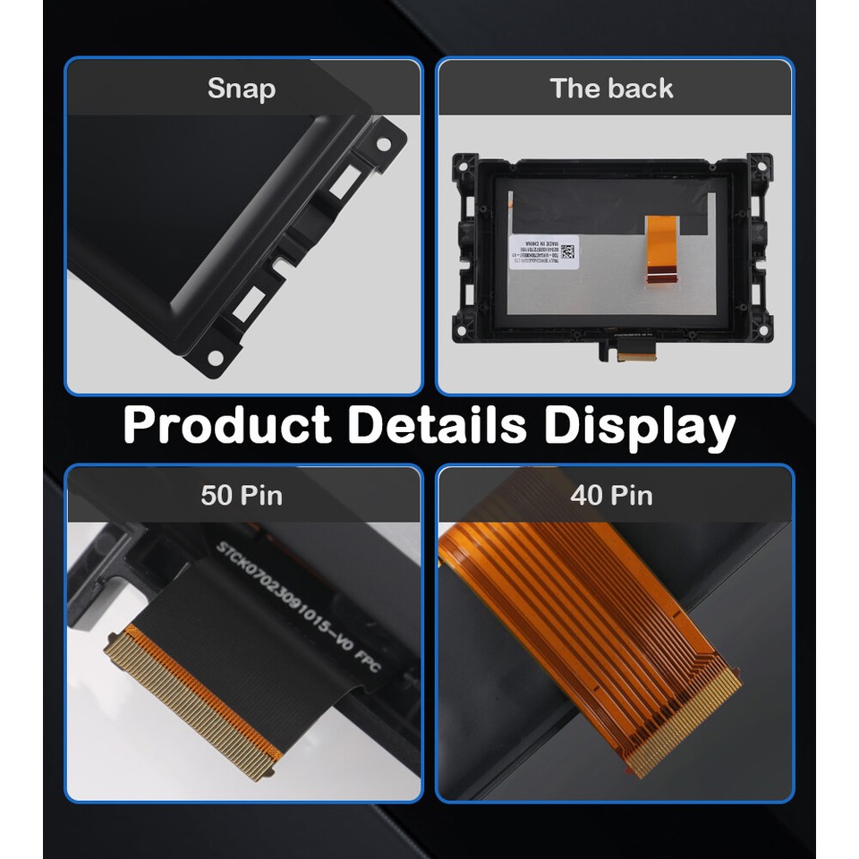 7" LCD Display Touch Screen For 2017-2020 Jeep Compass Radio Navigation ...