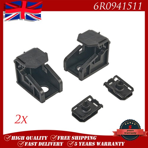 2X HEADLIGHT REPAIR KIT BRACKET MOUNT LEFT OR RIGHT FOR VW POLO 6R ...