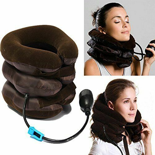 Portable Neck Pillow Acupressure Massager Exerciser For Cervical Spine ...