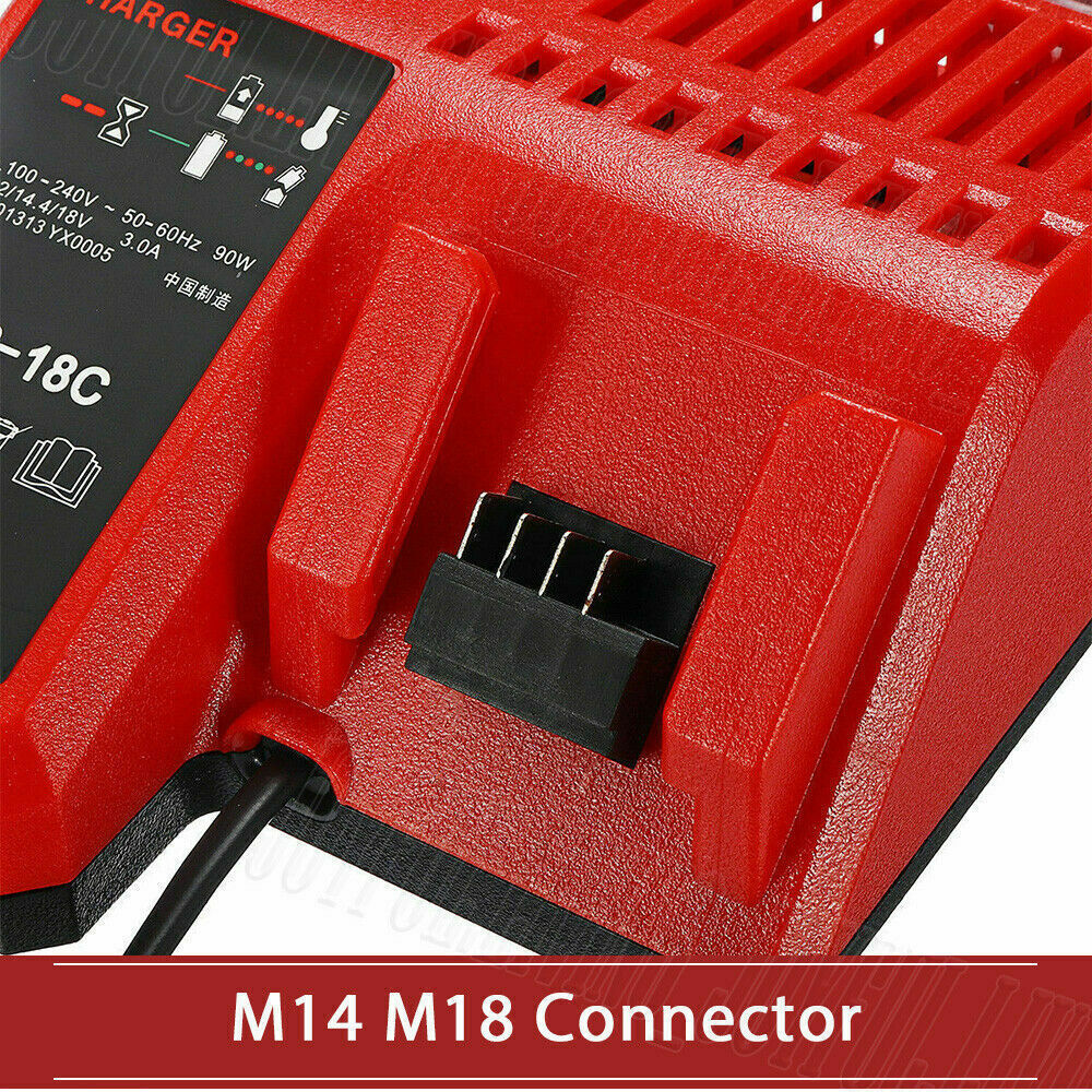 For Milwaukee M12-18FC 12V - 18V Multi Voltage Rapid Battery Charger ...