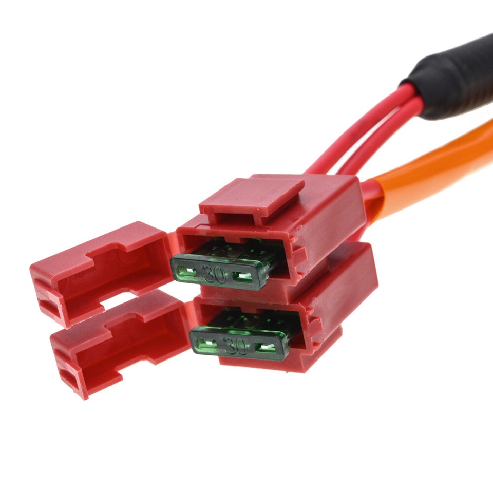 LED Headlight Booster 9007 HB5 Relay Wiring Harness Kit 14AWG 30A ...