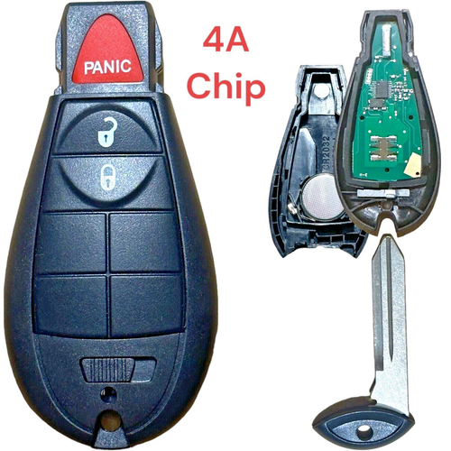 Fobik Remote Key For JEEP CHEROKEE 2014-2020 3 Button F GQ4-53T | eBay