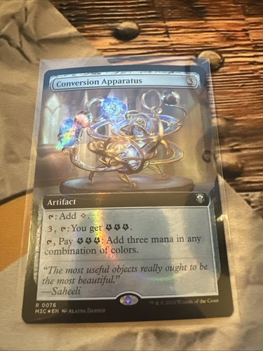 MTG Conversion Apparatus Extended Art Ripple Foil - M3C 0076 NM - MTG Magic | eBay
