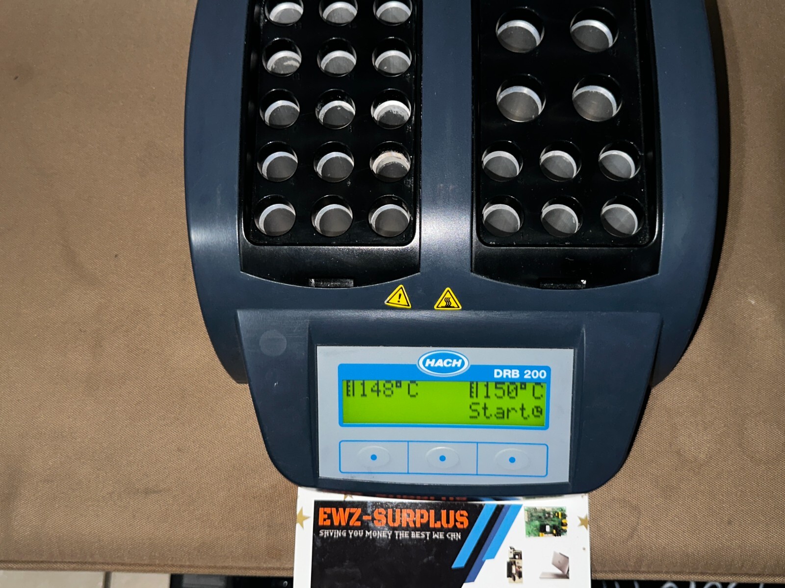 NICE HACH DRB200 DIGITAL REACTOR BLOCK TWO HEATING BLOCK BAY TESTED FOR ...