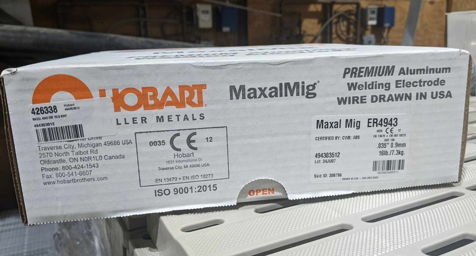 Hobart MAXAL 4943 .035 16 LB Basket Aluminum Welding Wire | eBay
