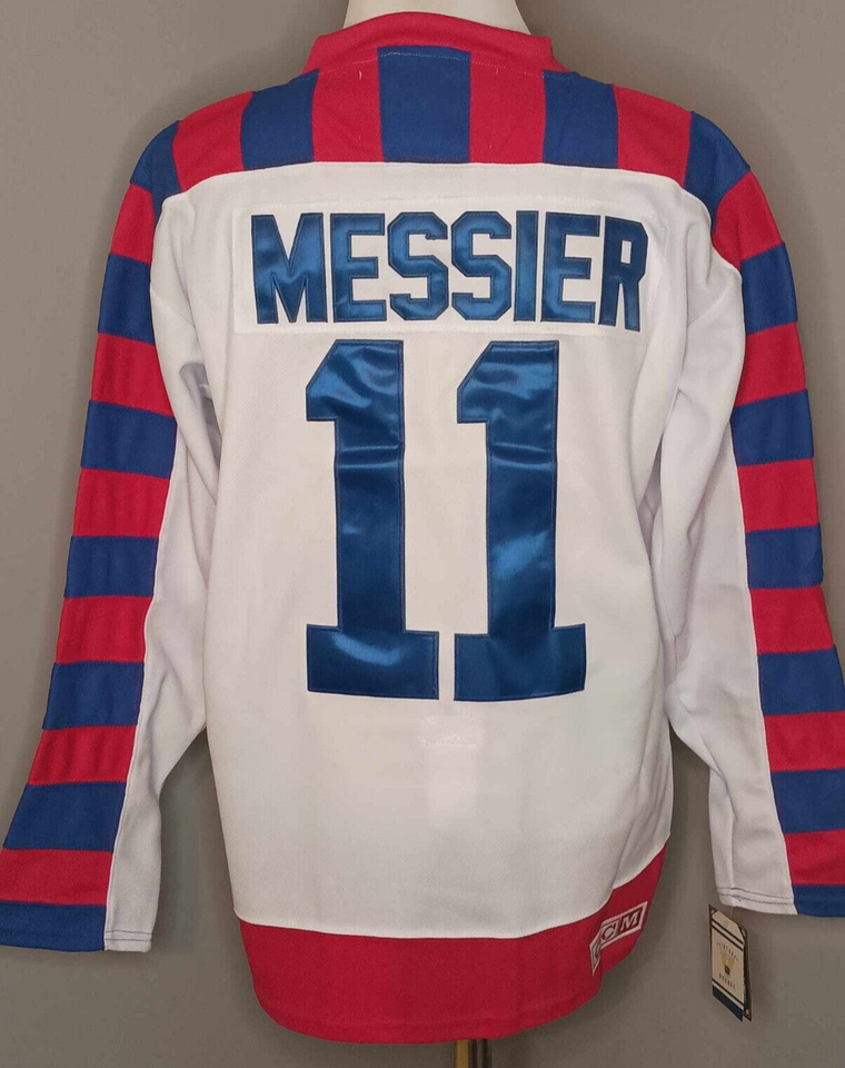 Mark Messier New York Rangers White "1992 All-Star Throwback" CCM NHL ...