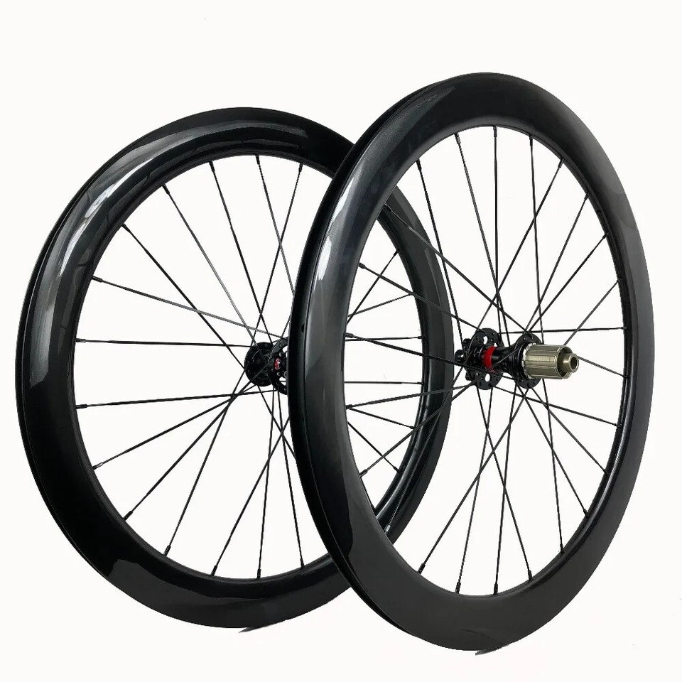 650C Carbon Bike Wheelset Novatec Quick Release Hubs Wheels Clincher ...