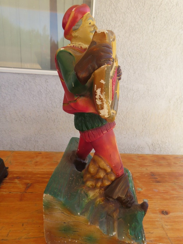 Rare Vintage Original Breweriana Falstaff Man Beer Chalkware Brew ...